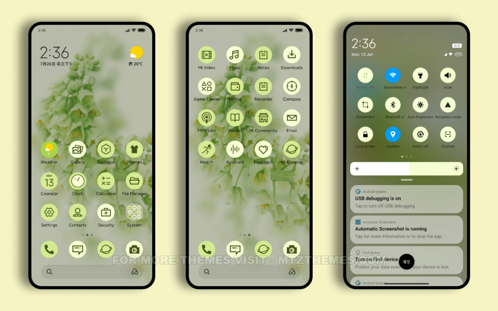 Android 12 Lemon MIUI Theme for Xiaomi Redmi Devices - MTZ Themes