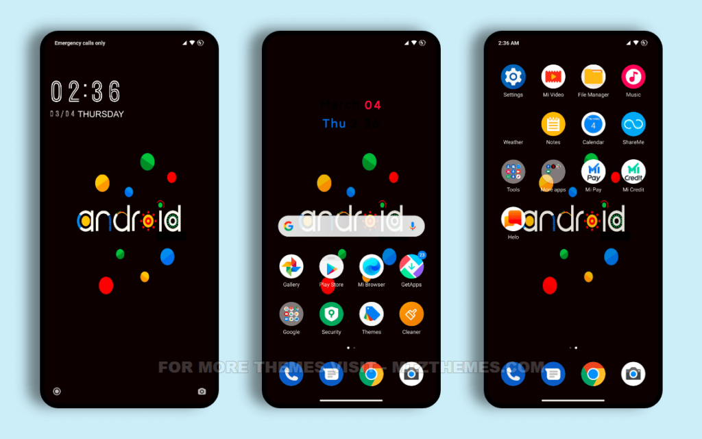 Android Q [Dark] MIUI Theme | Android Q Based Theme for Xiaomi Phones ...