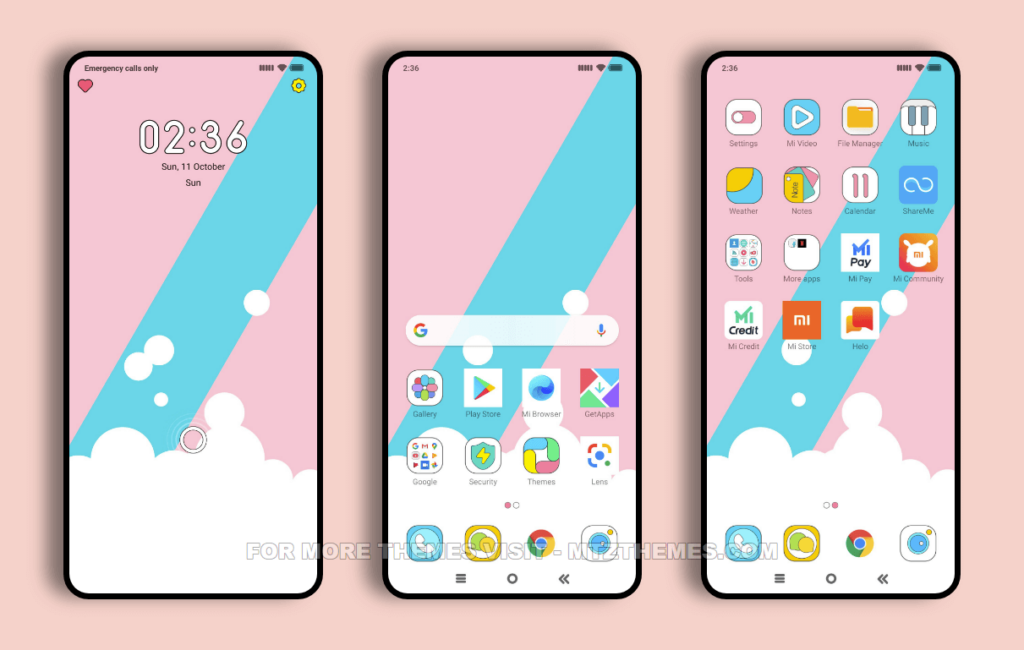 Colors v12 mod MIUI Theme with Unique Look and Style - MTZ Themes