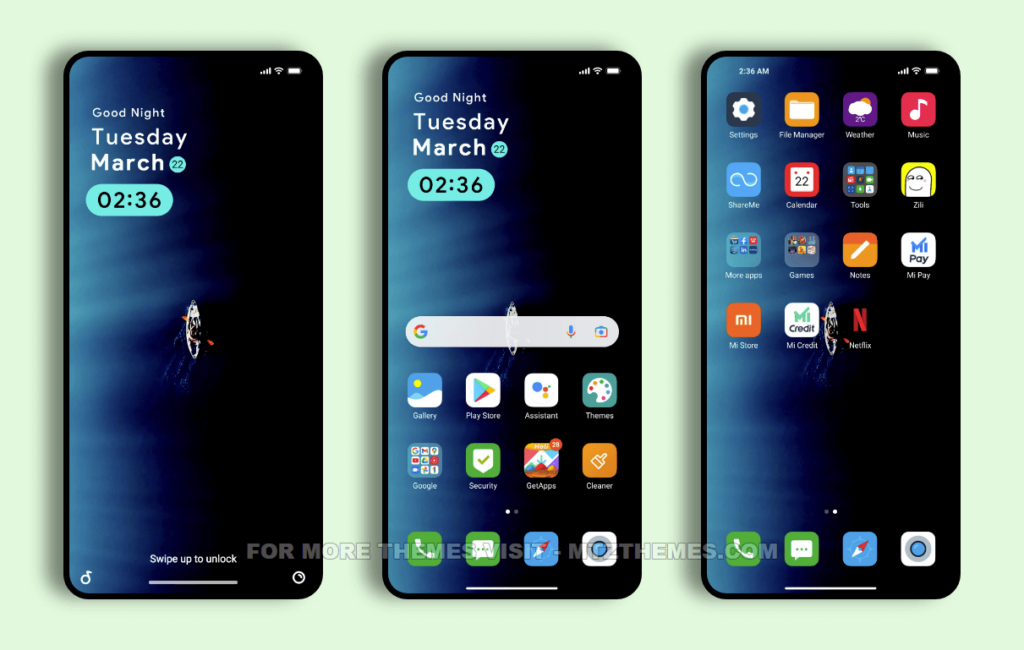 Deep Sea MIUI Theme with iOS Styled Control Center and Features - MTZ ...