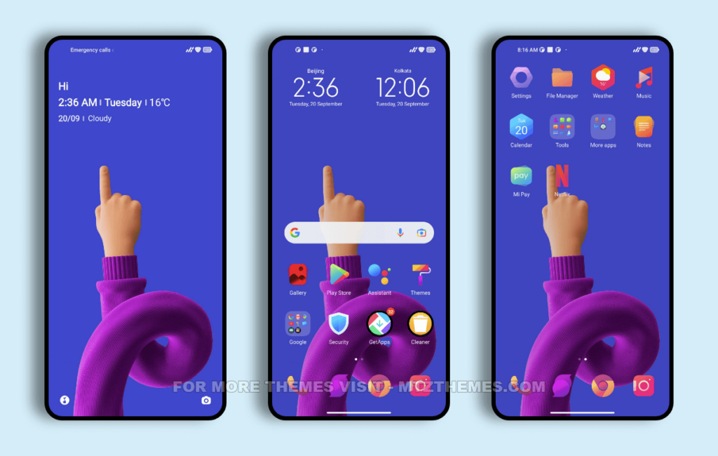 Dito v13 MIUI Theme with Beautiful Icons for Xiaomi Redmi Phones - MTZ ...