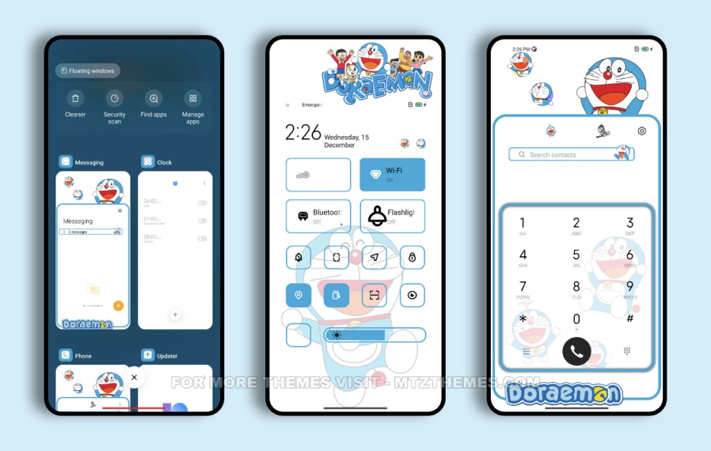 Dorameong v12.5 MIUI Theme | Doraemon Theme for Xiaomi Redmi Phones ...