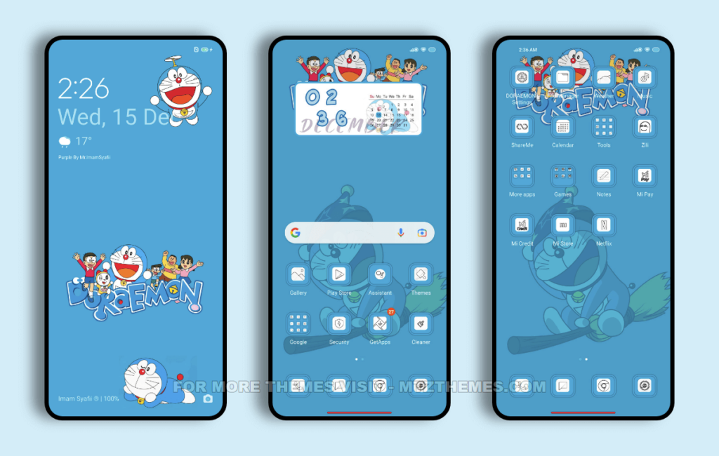 Dorameong v12.5 MIUI Theme | Doraemon Theme for Xiaomi Redmi Phones ...
