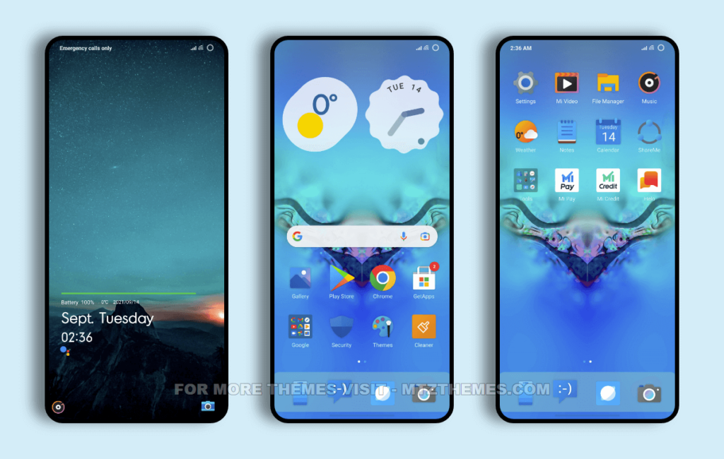 Fluent UI 2.0 -P.A MIUI Theme with Unique Stylish Design for Xiaomi ...