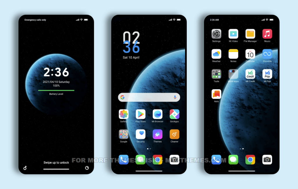 Future iOS MIUI Theme | iOS Styled MIUI 11 and MIUI 12 Theme - MTZ Themes