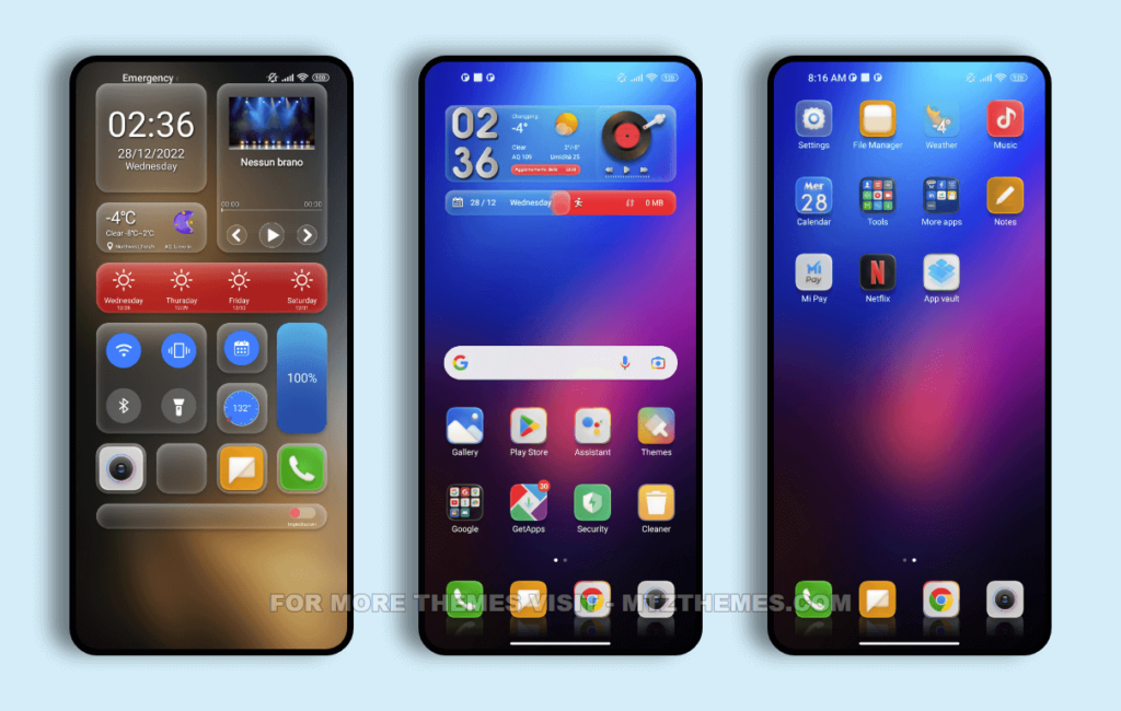 Gloss_v2 MIUI Theme for Xiaomi Redmi Phones - MTZ Themes