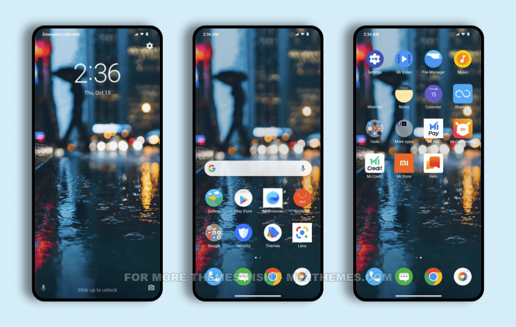 Google pixel MIUI Theme for Pixel Experience on Xiaomi Devices - MTZ Themes