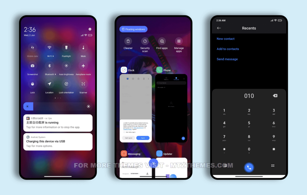 Graceful X MIUI Theme with Cool Elegant Design for Xiaomi Phones - MTZ Themes