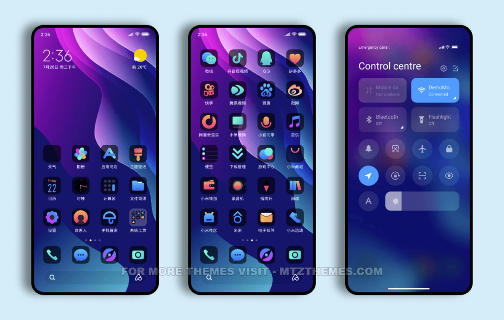 Gradient Dark v12 MIUI 12 & MIUI 11 Theme | Cool Lockscreen Xiaomi ...