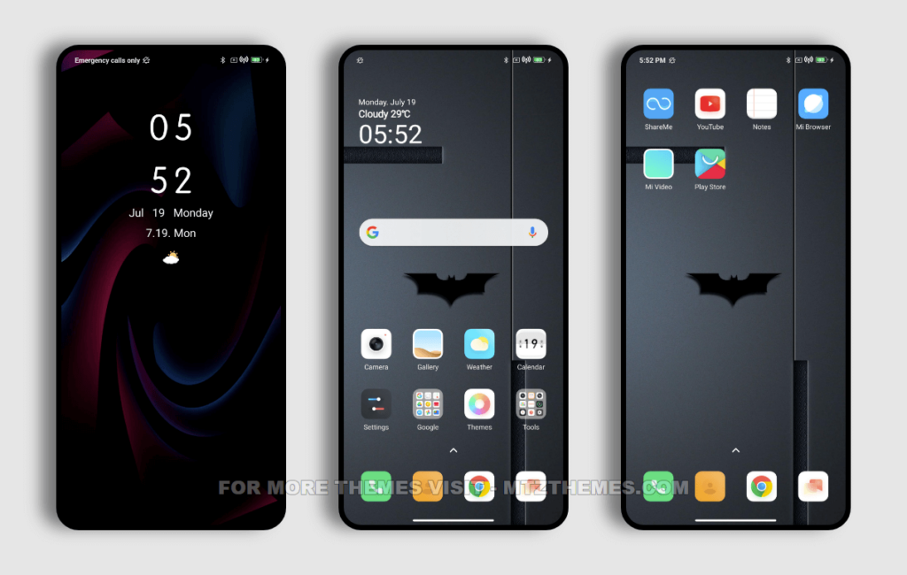 Hybrid UI MIUI Theme with Clean and Minimal Look - MTZ Themes