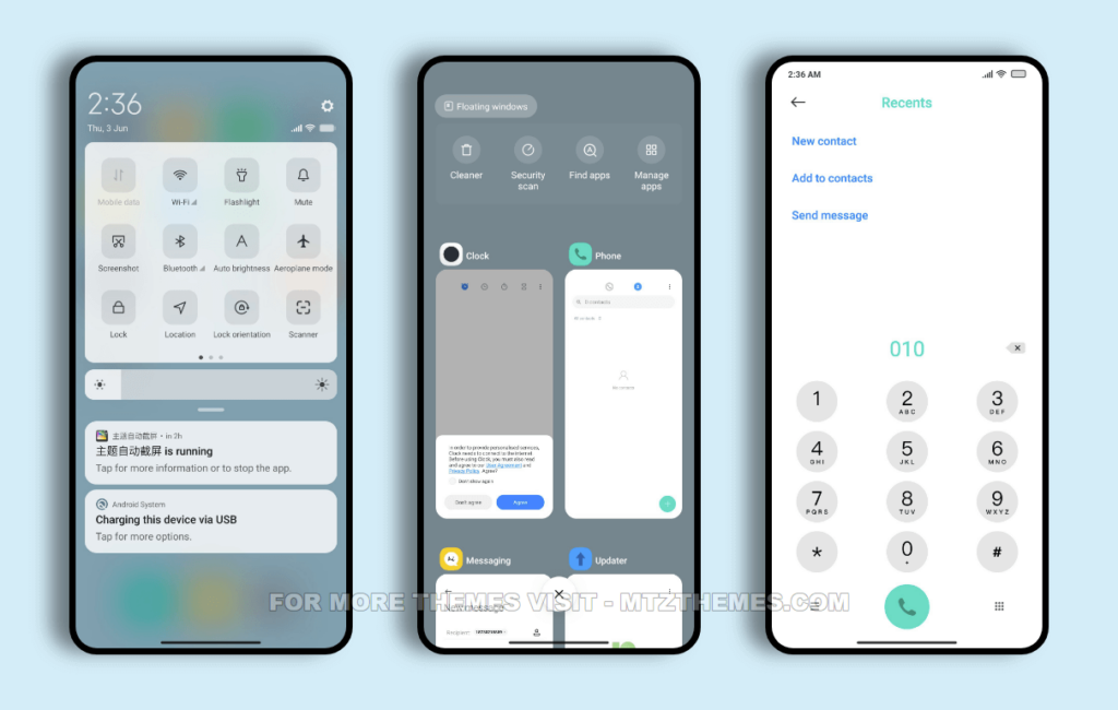 Hydro MIUI 11 and MIUI 12 Theme with Animated Icons - MTZ Themes