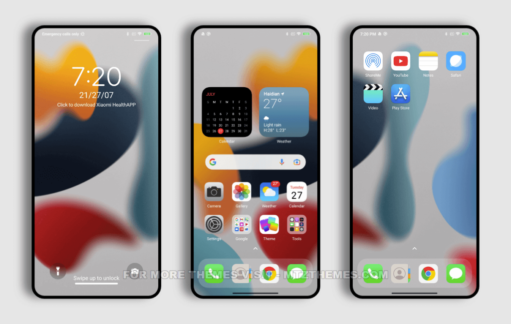 IOS 15 Extended MIUI Theme with Complete iOS Style and Features - MTZ ...