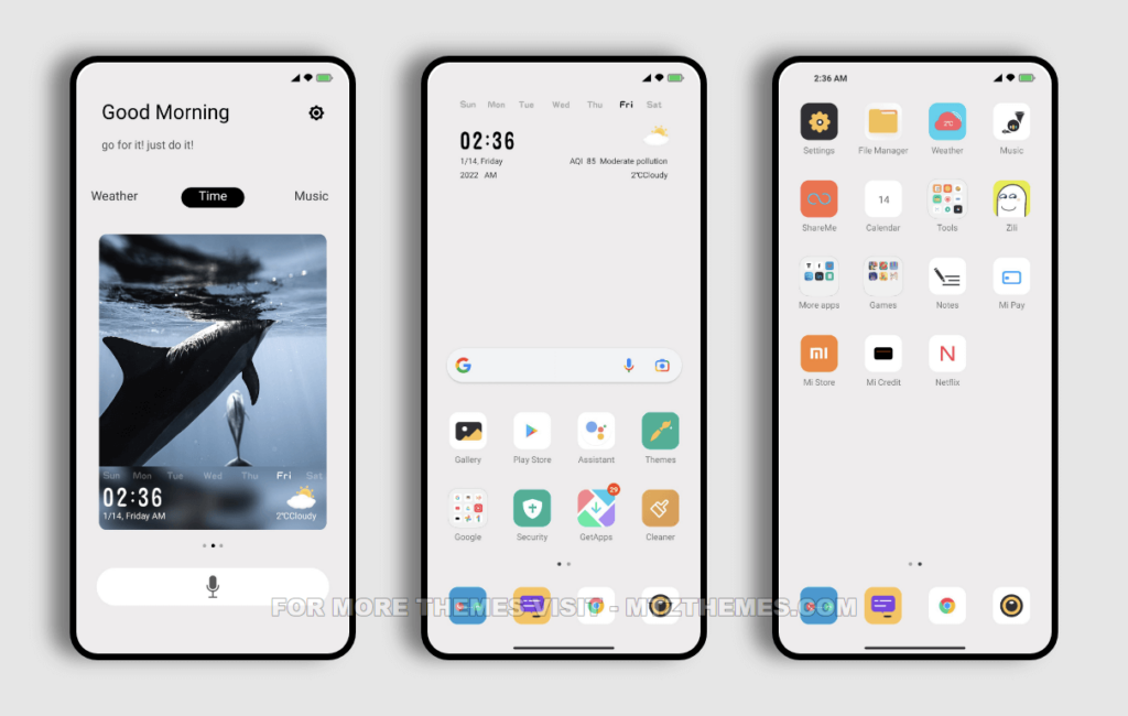 Interface MIUI Theme with Dynamic Lockscreen for Xiaomi Redmi Devices ...