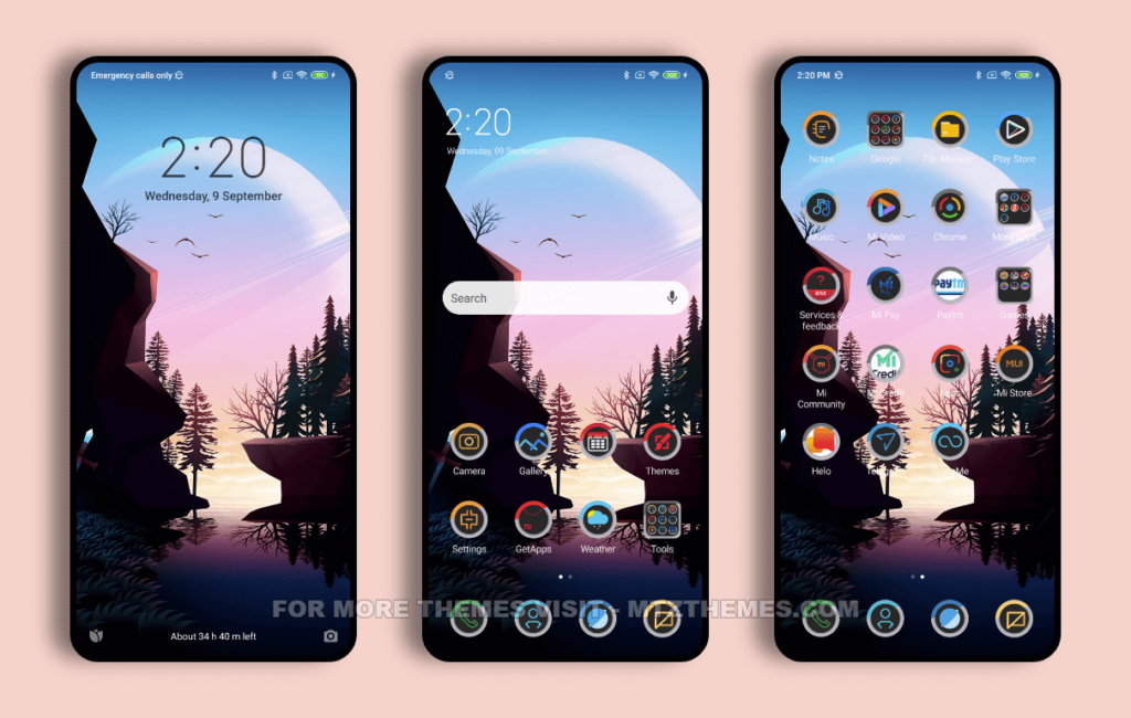 Jiyan Minimal MIUI Theme with Unique Design MIUI 12 Control Center ...