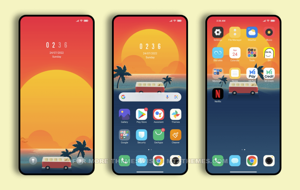 Journey MIUI Theme with Animated Wallpaper for Xiaomi Redmi Devices ...