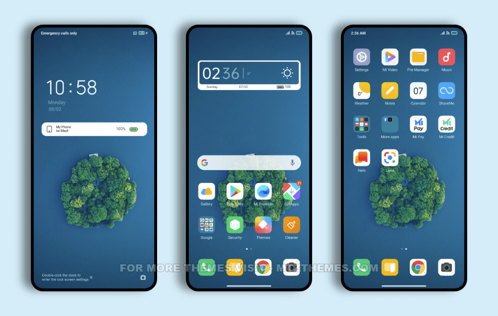 Natural MIUI Theme | Beautiful and Clean Nature Theme for Xiaomi Phones ...
