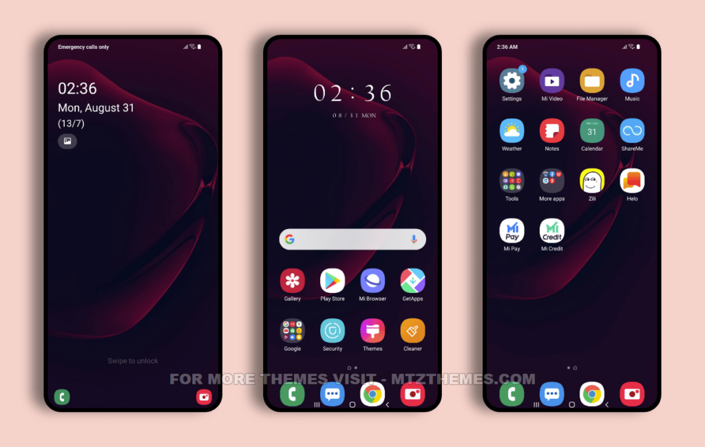 One UI PRO MIUI Theme | One UI Based Theme for MIUI 12 Devices - MTZ Themes