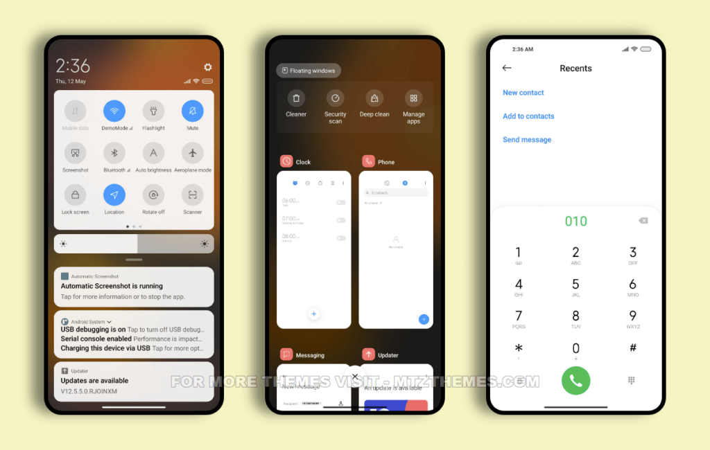 Orange UI Dark MIUI Theme for Xiaomi Redmi Devices - MTZ Themes