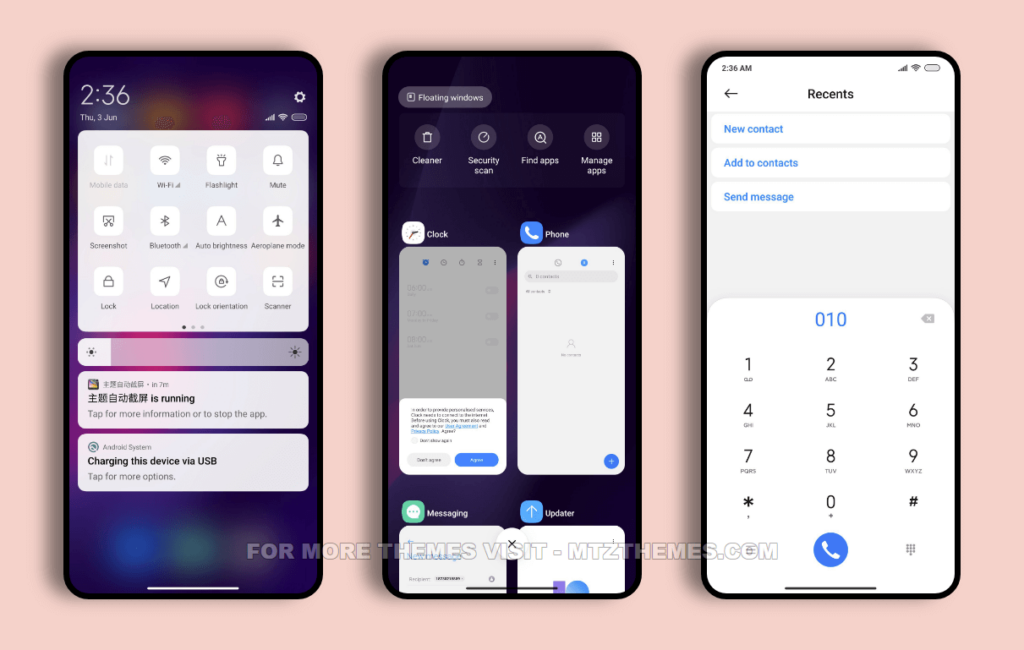 Plane Android MIUI Theme with Android Style and Lockscreen ...