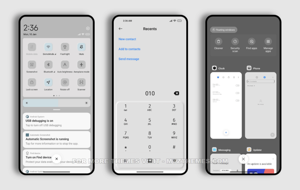 Robot Mimicry MIUI Theme with Dual Lockscreen Style - MTZ Themes