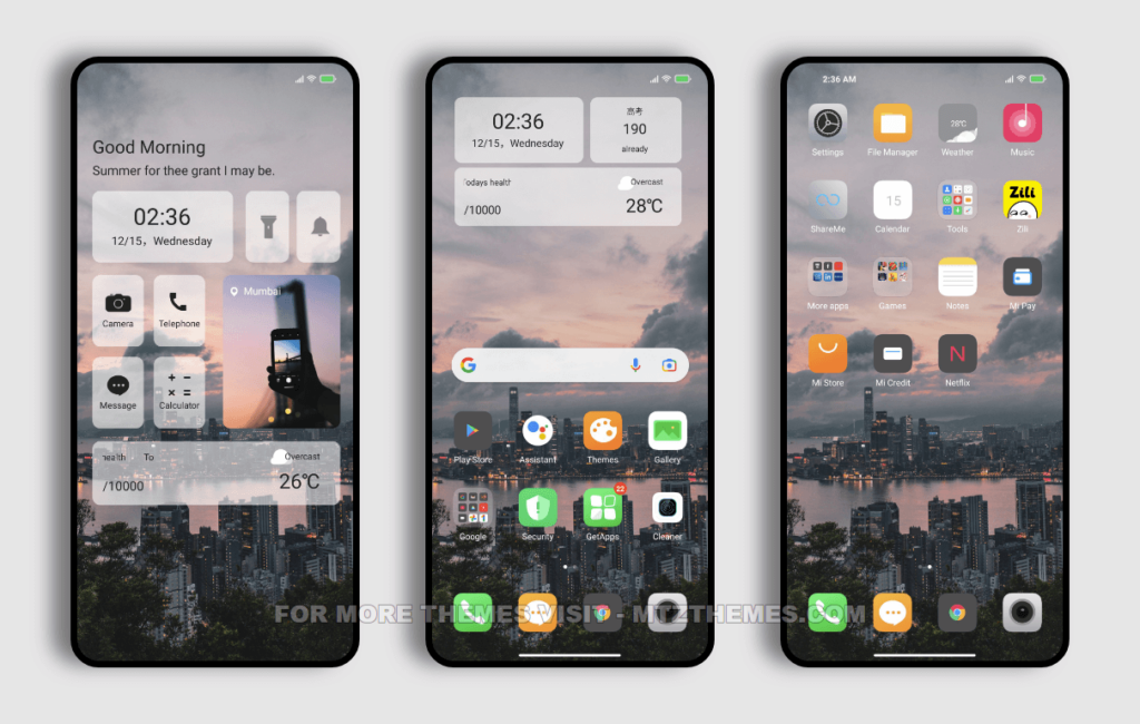 Samsung Assembly MIUI Theme for Xiaomi Redmi Phones - MTZ Themes