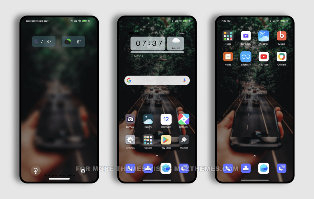 Simple Elegant V12 MIUI Theme for Xiaomi Redmi Devices - MTZ Themes