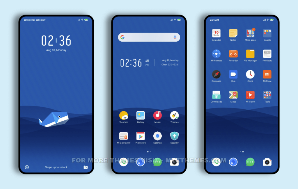 Soft Blue MIUI Theme | Best Clean and Minimal MIUI Theme for Daily Use ...