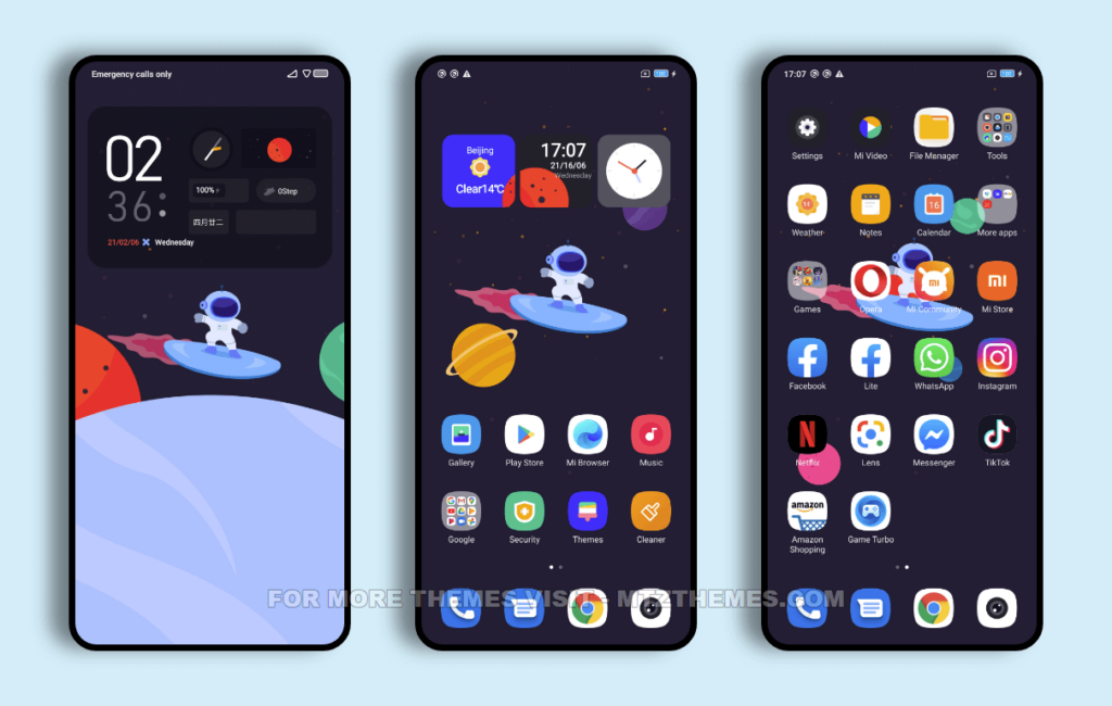 Space X MIUI Theme with Cool Animated Wallpaper for Xiaomi Phones - MTZ ...