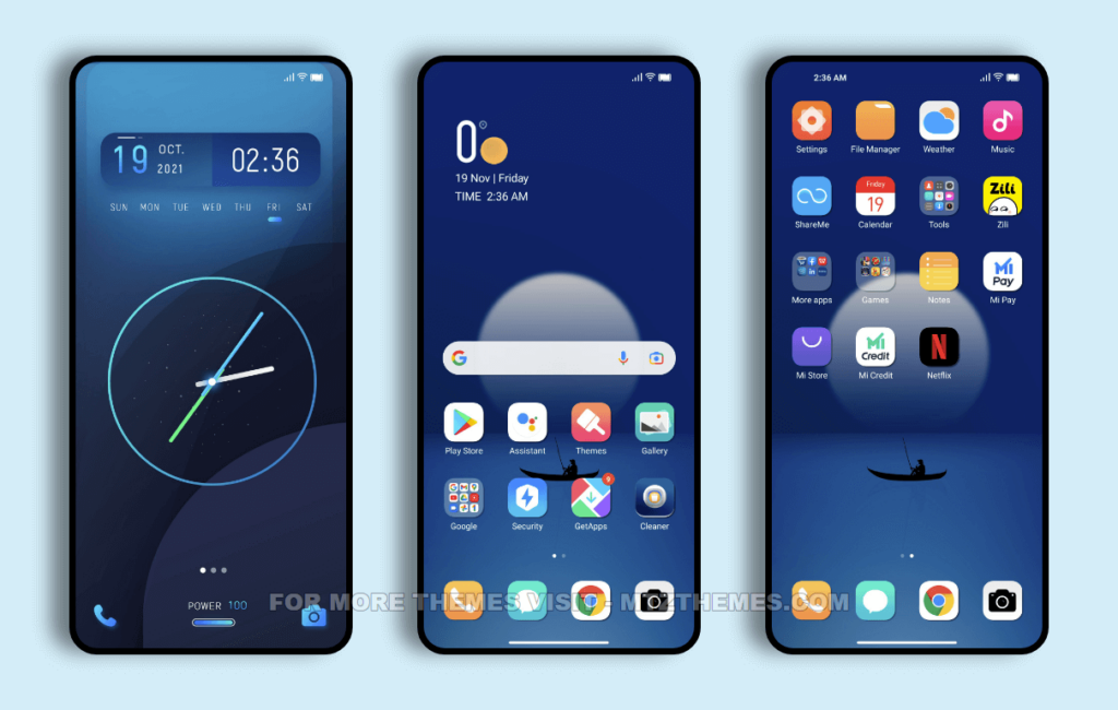 Sparkle UI MIUI Theme with Beautiful 3 Way Lockscreen Design - MTZ Themes