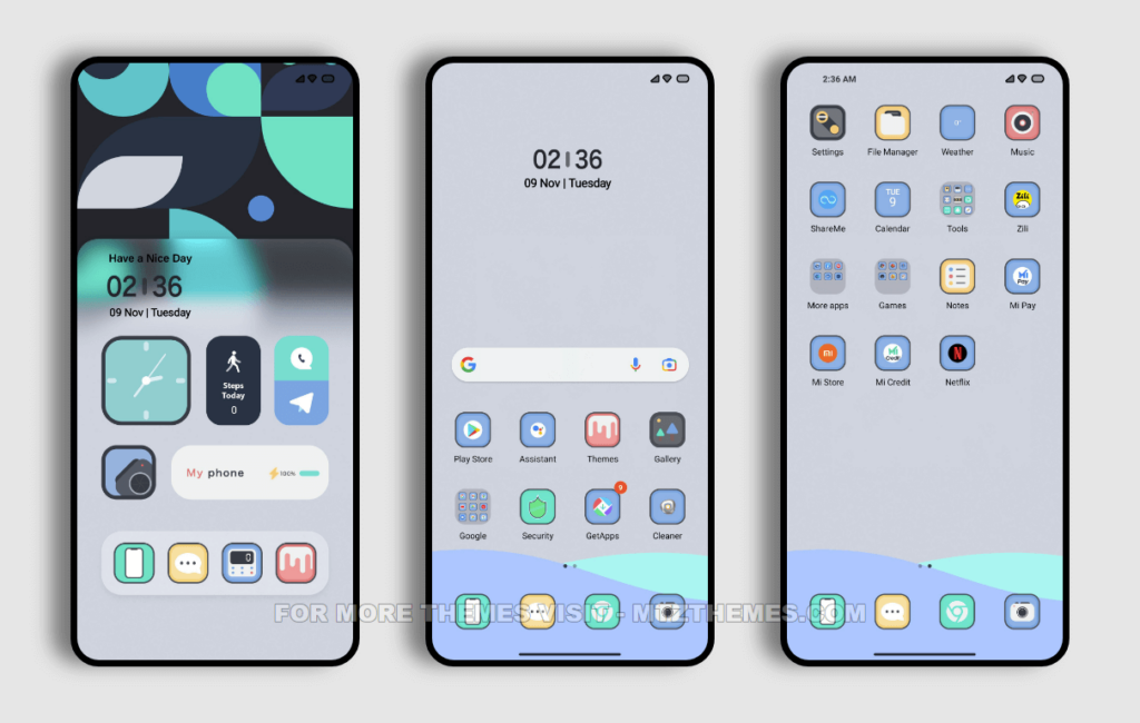 Stack MIUI Theme with Beautiful Lockscreen Design for Xiaomi Devices ...