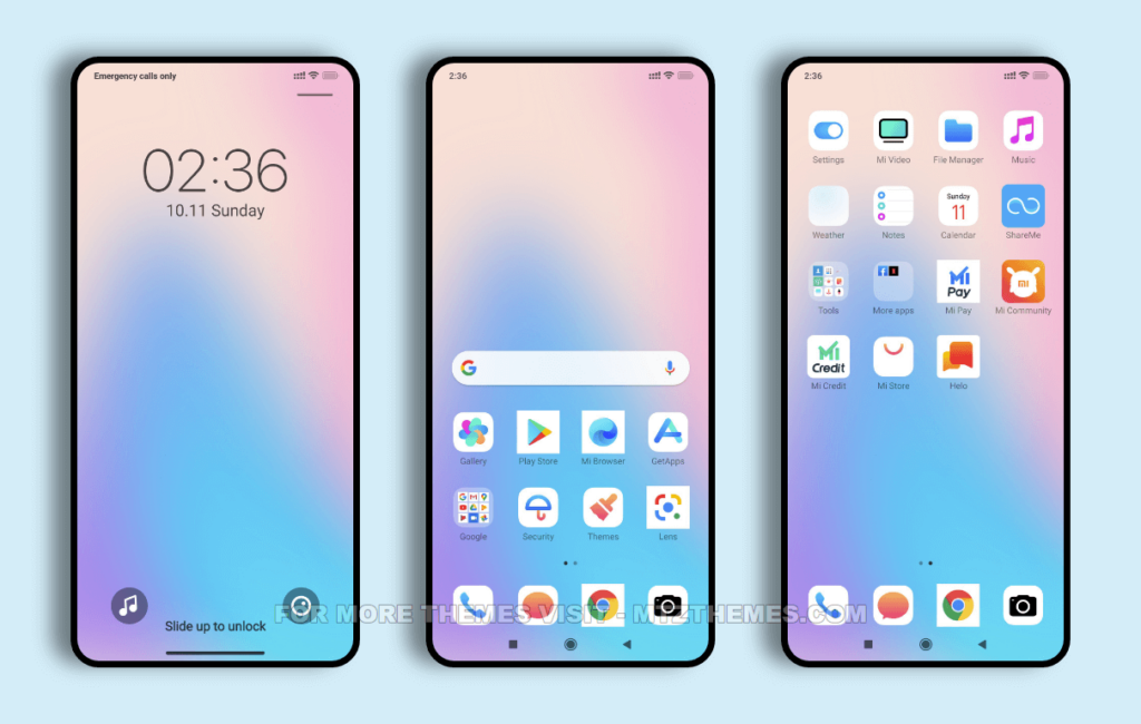 iOS MIUI 12 Theme | A Very Simple and Clean iOS Designed Theme - MTZ Themes