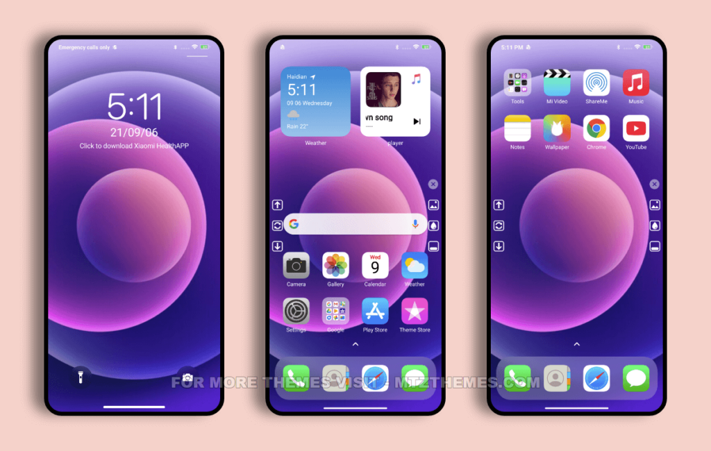iPhone XR Indo MIUI Theme with iOS Bootanimation and Lockscreen ...